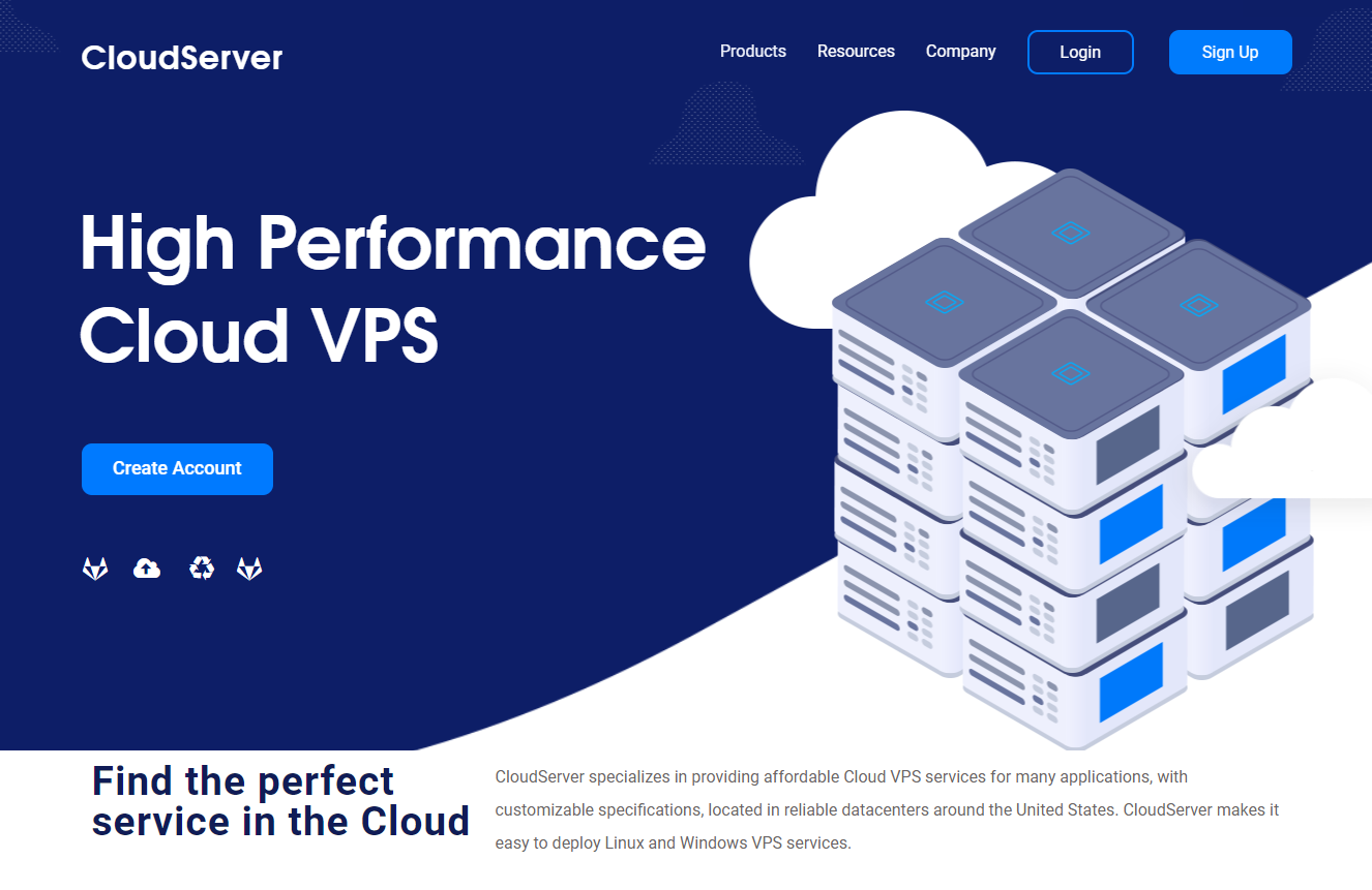 CloudServer美国洛杉矶/芝加哥/纽约VPS：2核5G/5TB流量/1Gbps/4.5美元/月，10Gbps大带宽12美元/季度 ...