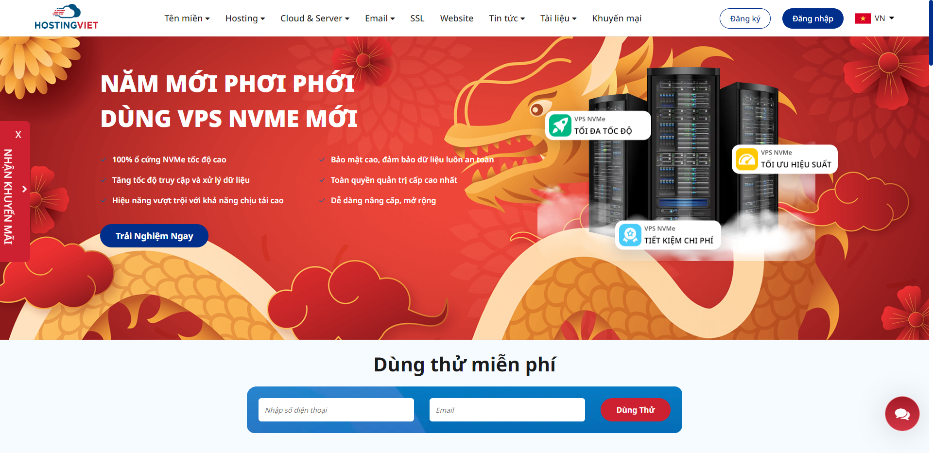 Hostingviet越南VPS新年六折促销：189元/年，无限流量，支持支付宝/Paypal-VPS推荐-神马VPS